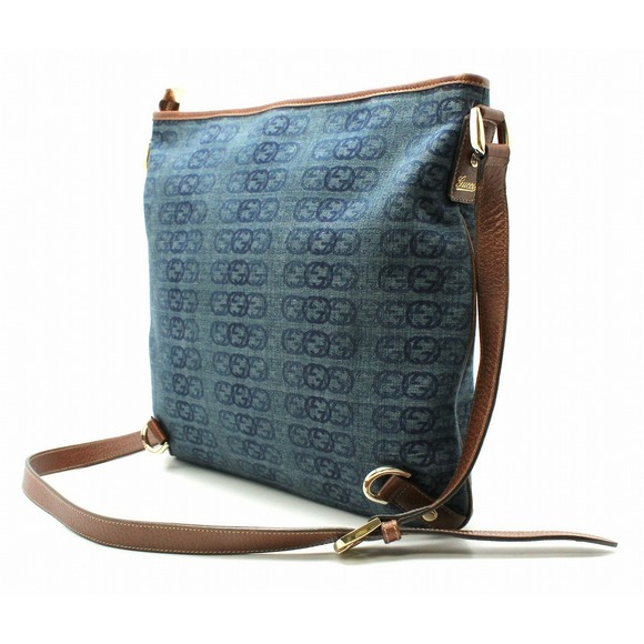 Gucci | Bags | Gucci Bag Interlocking Shoulder G Blue | Poshmark